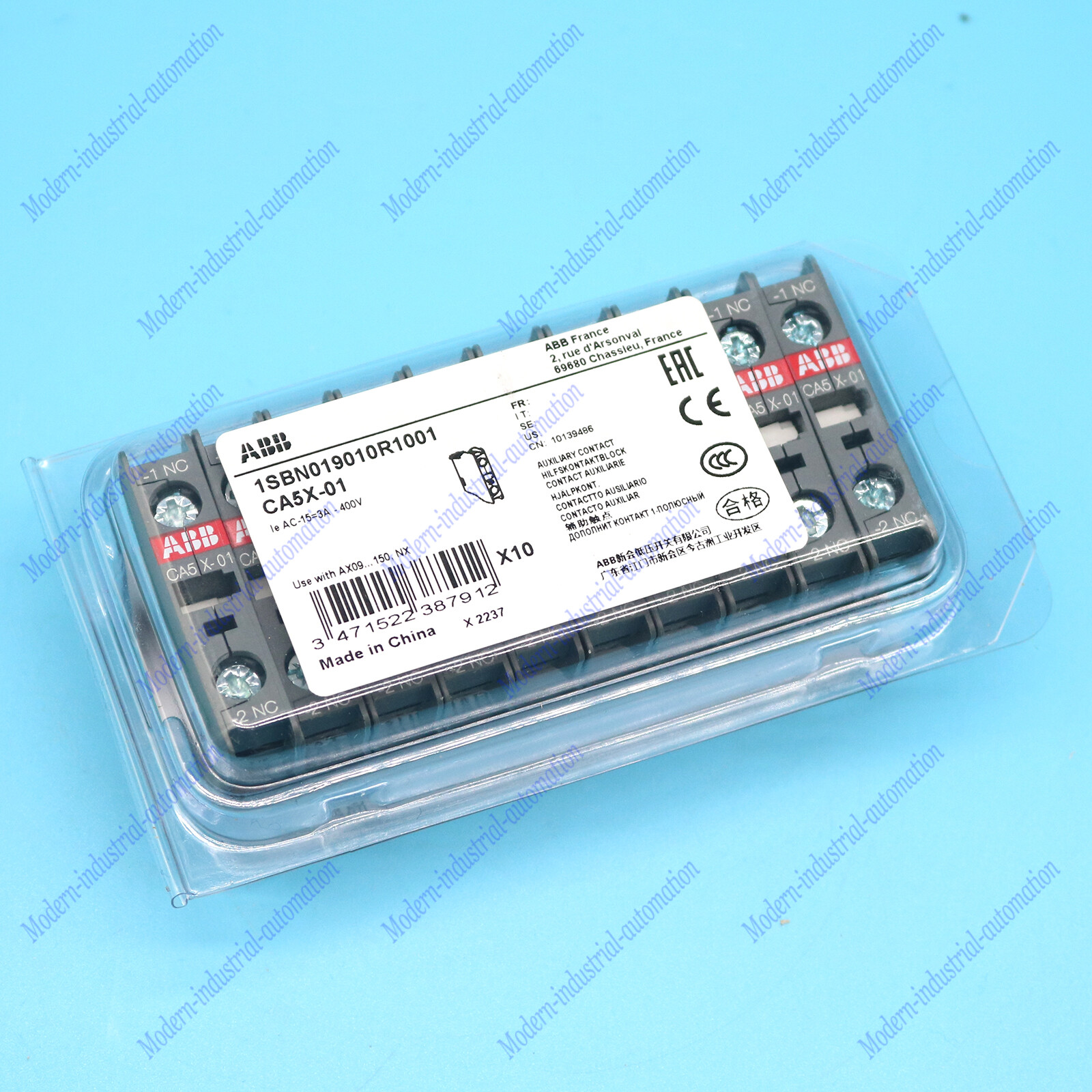 New 10PC ABB CA5X-01 CA5X01 AUXILIARY CONTACT 1NC SPOT STOCKS | eBay