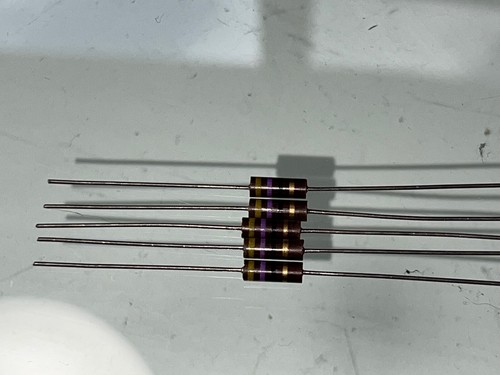 47 ohm 1/2 watt @ 5% Tolerance Allen & Bradley Resistor (5 pack) | eBay