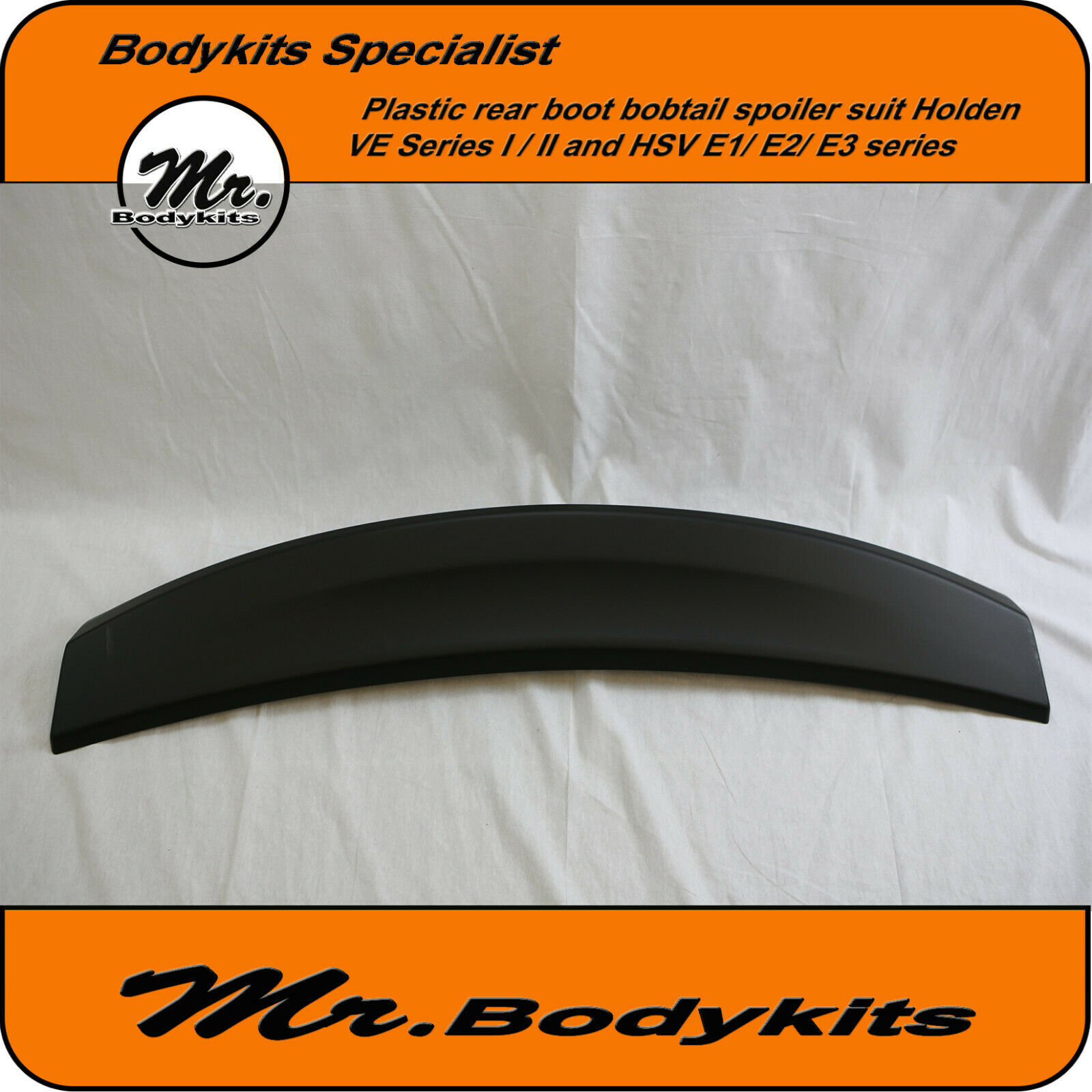 PLASTIC REAR BOOT BOBTAIL SPOILER WING FOR COMMODORE VE SS/SS V/SV6 ...