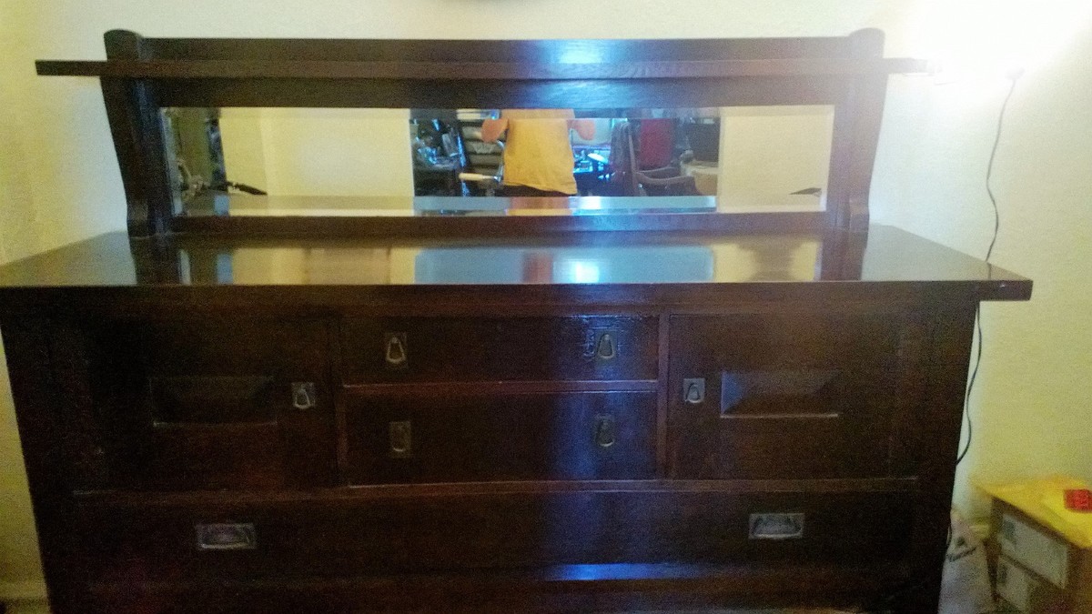 Quarter Sawn Oak Mission Style Buffet PREORDER Craftsman Style Solid