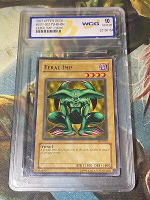 2001 Upper Deck #SDY-002 YU-GI-OH FERAL IMP - Dark 10 Gem Mint | eBay