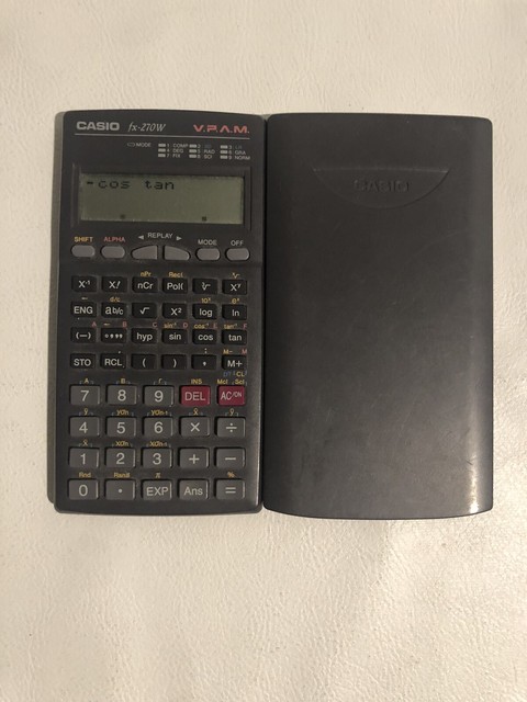 Casio Scientific Calculator Fx-270w Plus SVPAM With Cover for sale ...