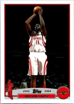 2003-04 TOPPS KELVIN CATO HOUSTON ROCKETS #219 | eBay
