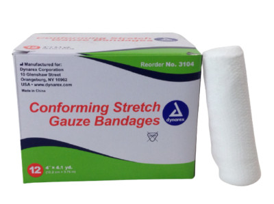 Dynarex 3104 Stretch Gauze Bandage Roll - 12ct/Box | eBay