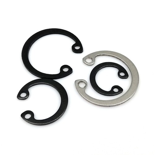 10/50pcs M8-M30 Retaining Snap Ring Washer Bearing C Type Internal Hole ...