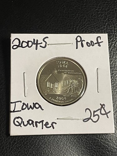 2004 S Iowa State Quarter. Uncirculated Proof from US Mint roll. | eBay