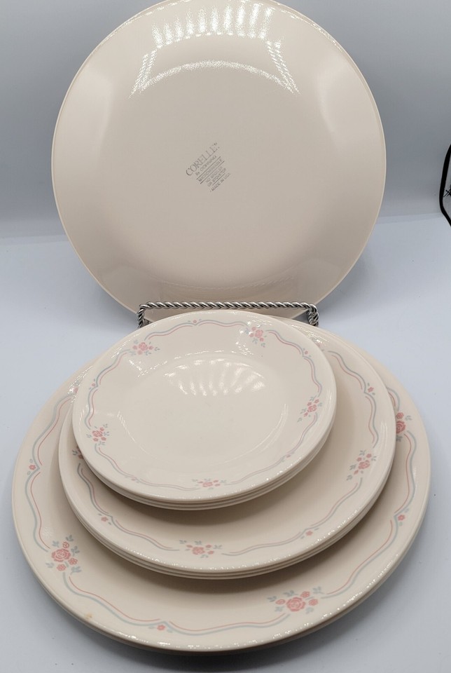 Corelle English Breakfast Pattern 10 Pc Replacement Plates. Dinner ...
