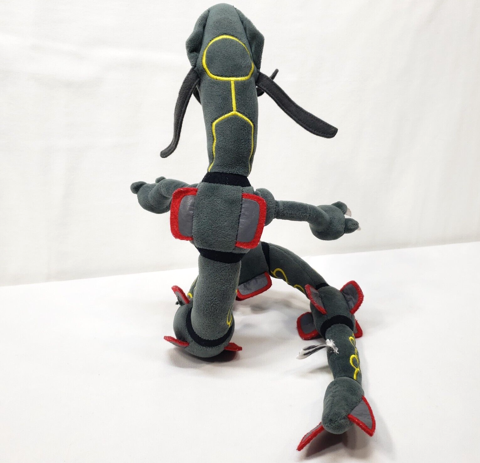 Pokemon Shiny Rayquaza Plush 32" Long Poseable Black Stuffed Animal ...