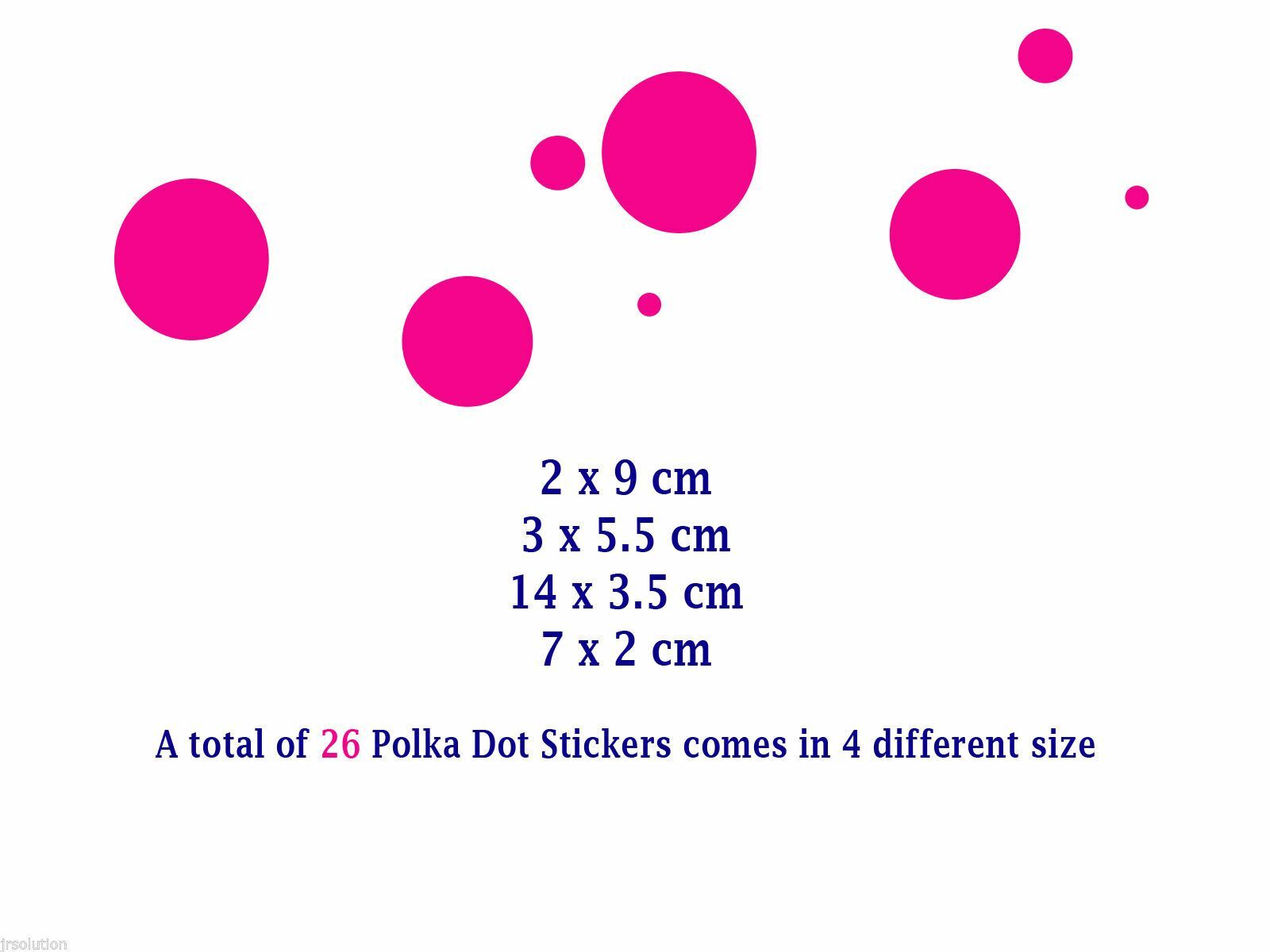 26 Polka Dot wall sticker, Bubble wall sticker, Nursery stickers, Kid ...