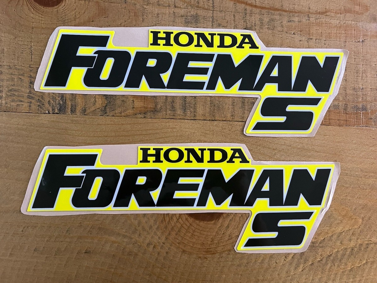 Foreman Logo Honda TRX 500 TRX 520 / Foreman 4x4 Sticker Front