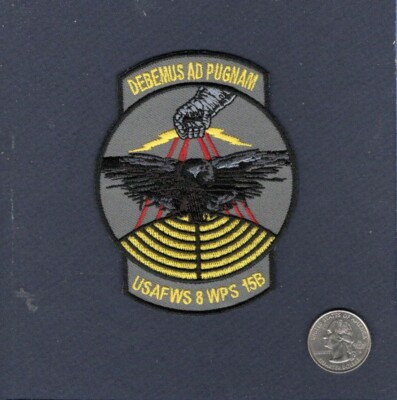 USAFWS & WPS 15B USAF Fighter Weapons School Jacket Patch | eBay