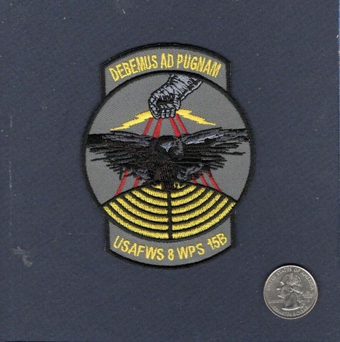 USAFWS & WPS 15B USAF Fighter Weapons School Jacket Patch | eBay