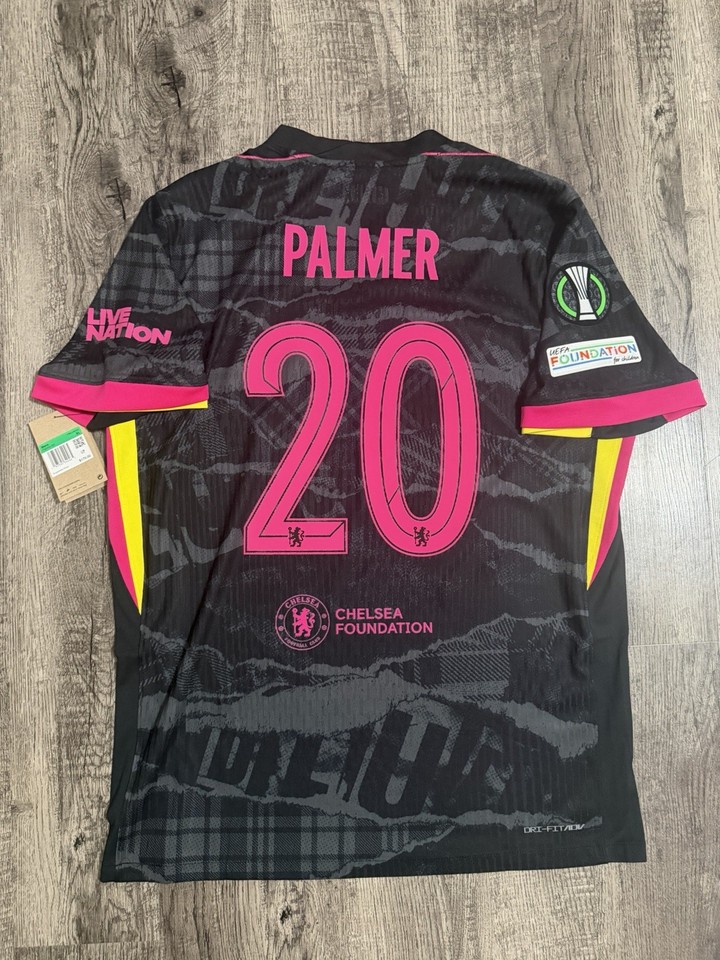 Cole Palmer Chelsea Nike 24/25 Third Dri-Fit Adv Jersey Men’s Size XL ...