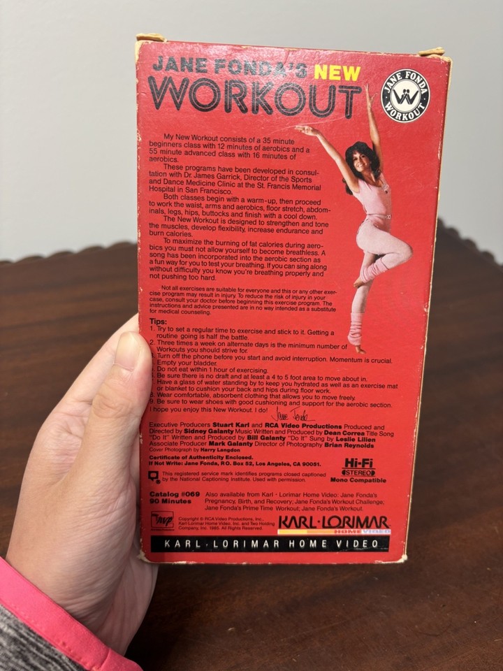 Jane Fonda's New Workout VHS | eBay