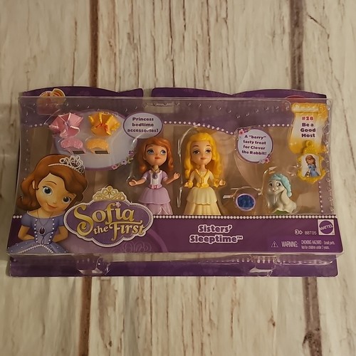 Disney Sofia First Princess Amber Sisters Sleeptime Set Slumber Party ...