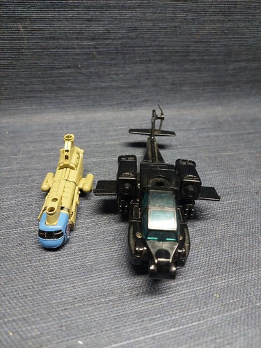 Super Gobots WARPATH & Twin Spin Bandai Helicopter 1985 Transformers go ...