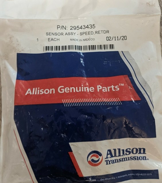 Allison B500 Speed Sensor 29543435 for sale online | eBay