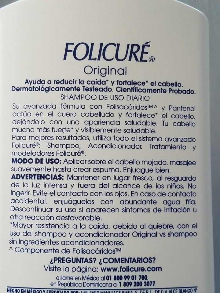 FOLICURE Original Shampoo for Fuller Thicker Hair, 23.6fl oz { 2 Large ...
