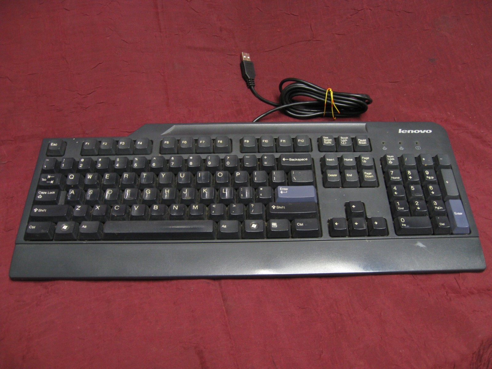 LENOVO KU-0225 USB Wired computer Keyboard | eBay