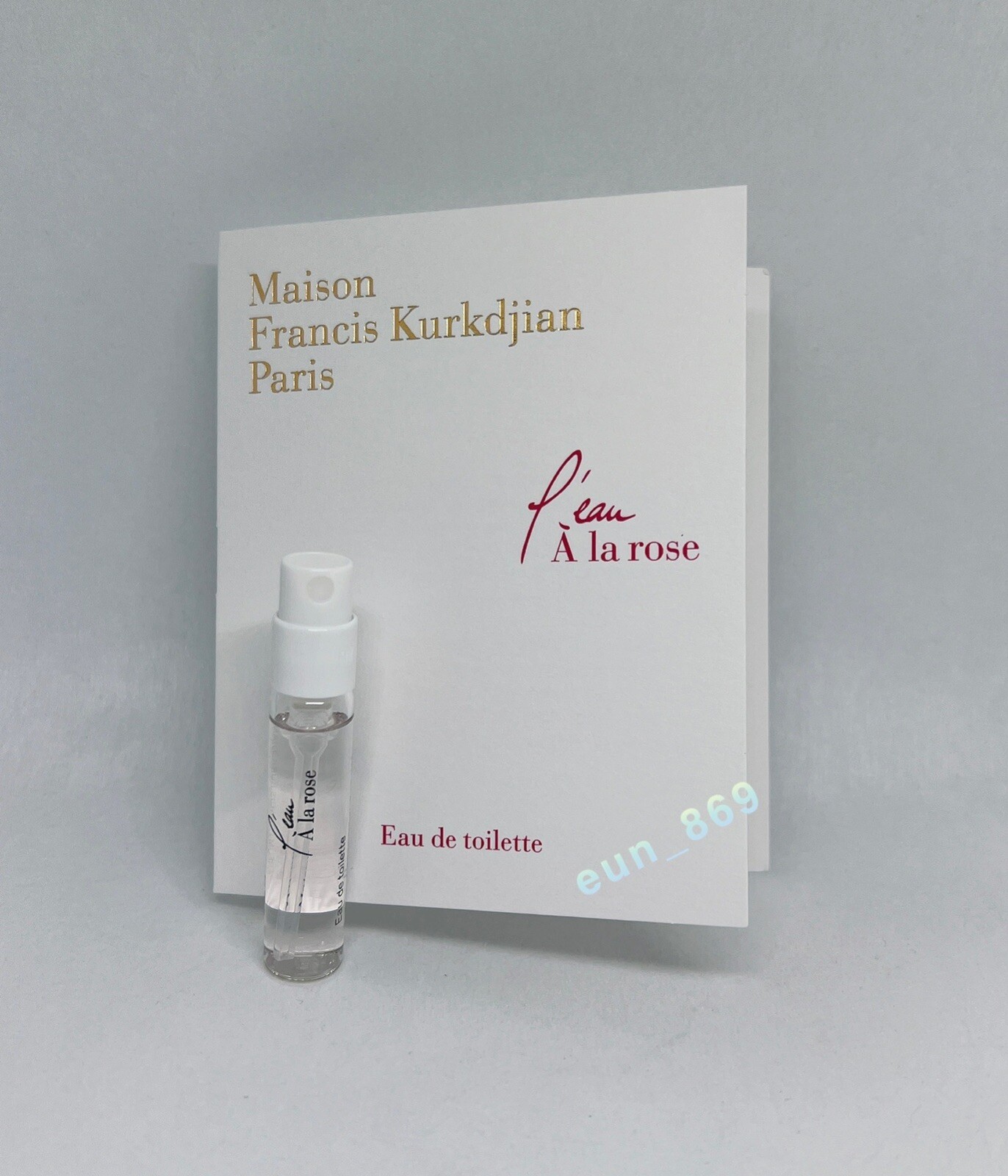 Maison Francis Kurkdjian Paris L'Eau A La Rose Eau De Toilette EDT MFK ...