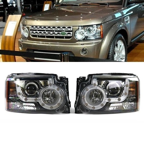 Pair Front Headlight Assemblies Kit For Land Rover Discovery 4 LR4 2010 ...