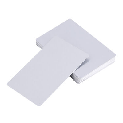 50x Blank Business Cards Laser Mark Engraved Metal Business Name Cards ...