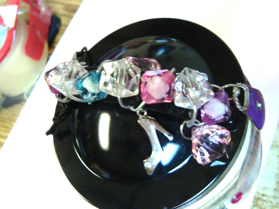 Candle Big Chunky Beaded Dangles on Lid Jeweled 16 Oz. Girls Gotta Shop ...