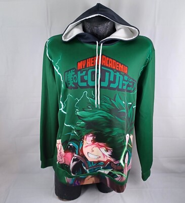 My Hero Academia Deku Hoodie 2XL All Over Print Izuku Midoriya Kōhei ...