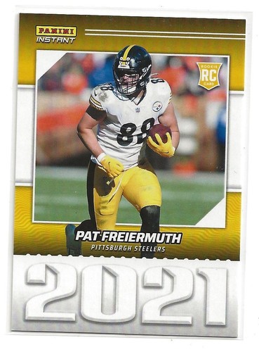 2021 Panini Instant Pat Freiermuth Year One Short Print Rookie Card ...
