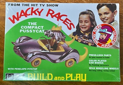 MPC Wacky Races Compact Pussycat Penelope Pitstop Plastic Model Kit ...