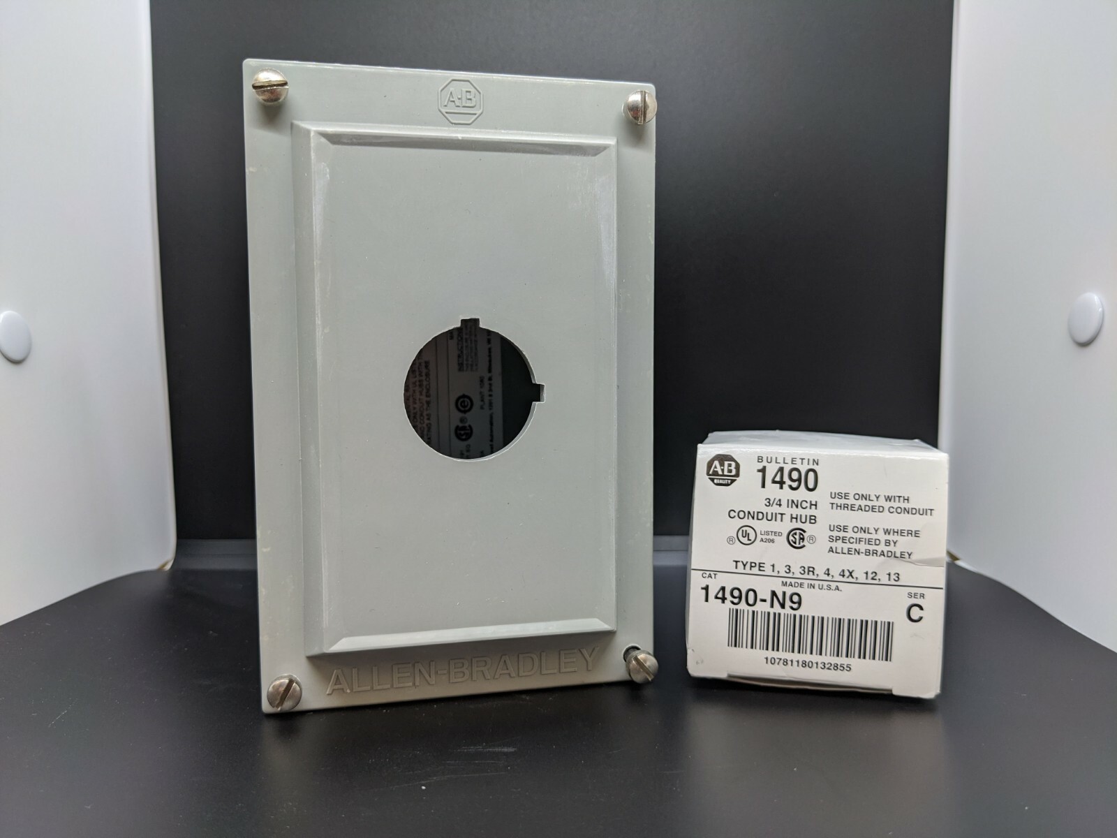 Allen Bradley 800H-1HZ4R Heavy Duty Enclosure 1 Hole 1 3/4" Diameter ...