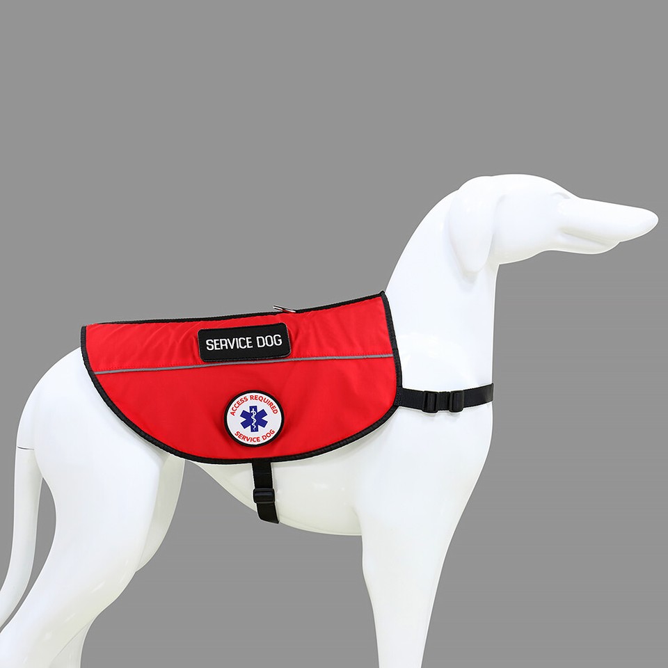 Service Dog Vest ESA Harness Emotional Support Animal Patches ALL ...