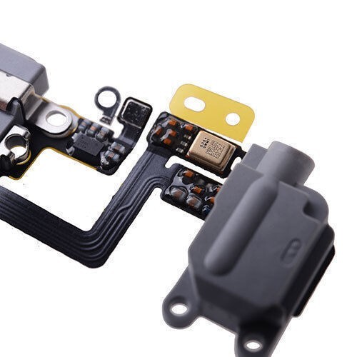Black Headphone Dock Connector Charging USB Port Flex Cable iPhone 6S ...
