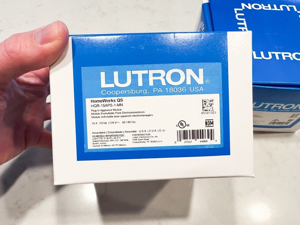 Lutron HQR-15APS-1-MN Lutron Homeworks QS Plug-In Switch Module. | eBay