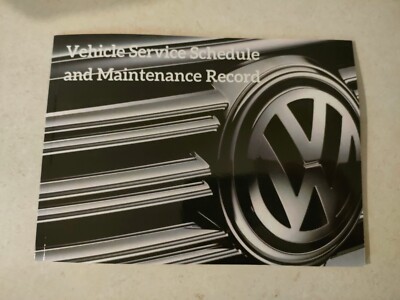 VW Service Book, Owner's Warranty Handbook , Service Log Book BLANK | eBay