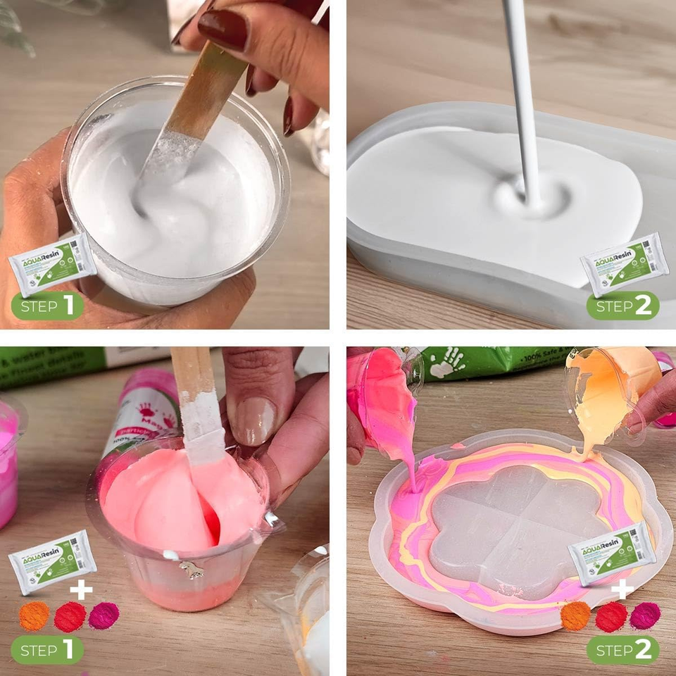 AQUA RESIN® – Gesso Alfa (Resina Minerale Bianca) | Effetto Porcellana ...