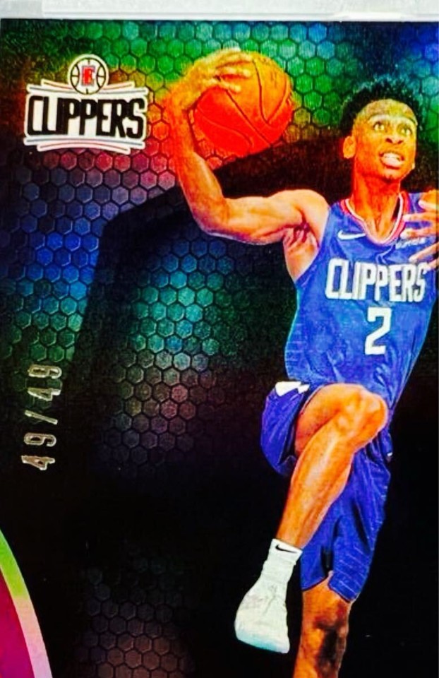 49 49 MVP RC Rookie Card 2018 19 Panini Shai Gilgeous Alexander SGA NBA ...