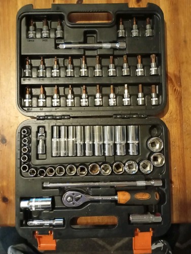 RAC Socket Set - Black And Orange Carry Case | eBay UK