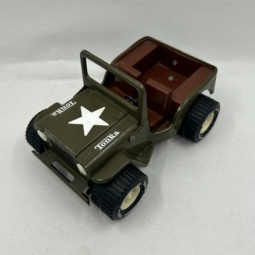 Vintage 1970s Tonka Army Jeep Commander Pressed Steel Toy | eBay