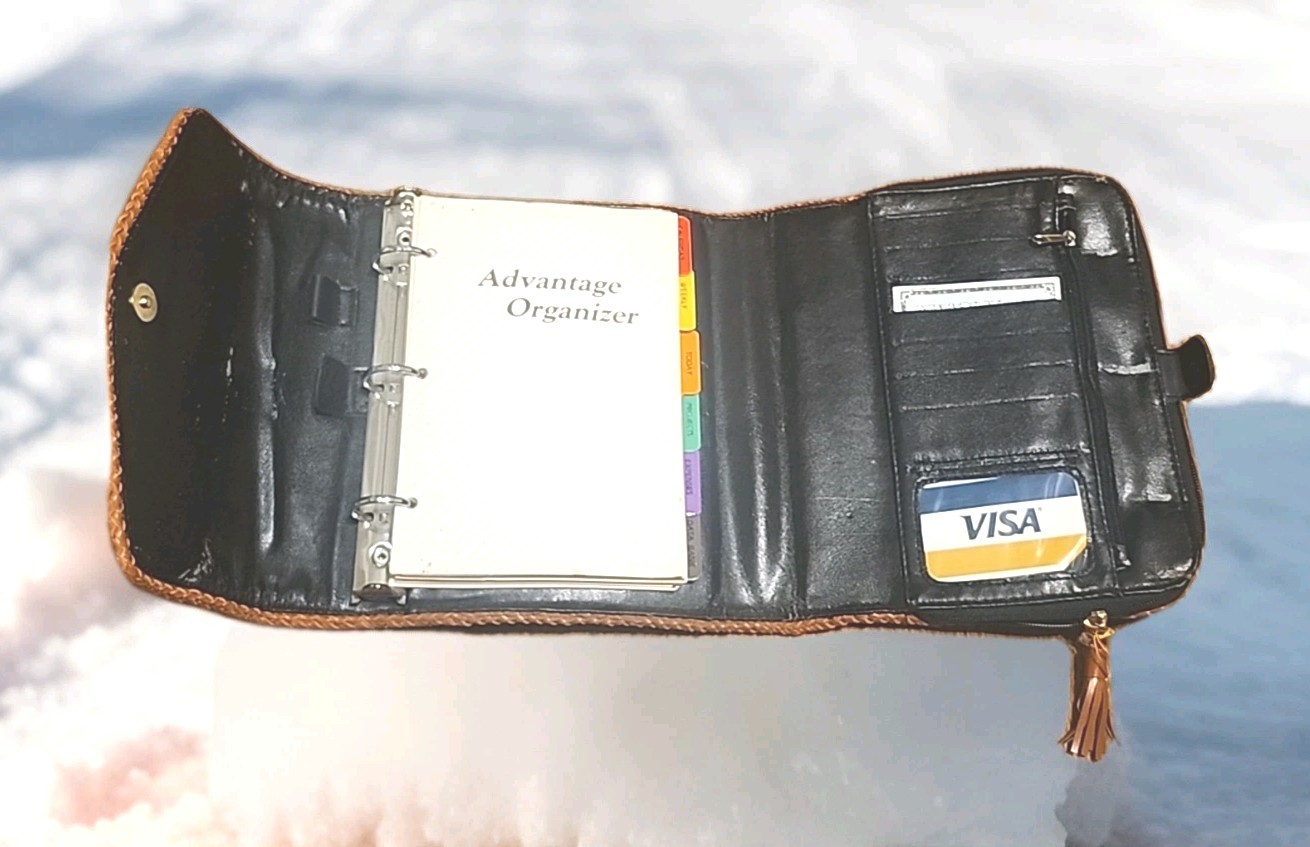 VTG Dooney & Bourke Purse/Organizer Notebook Agenda Planner Cover ...