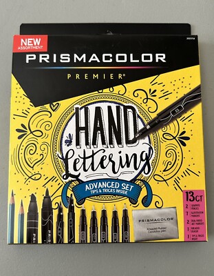 Prismacolor Premier Hand Lettering Advanced Set Tips & Tricks 13ct Set ...