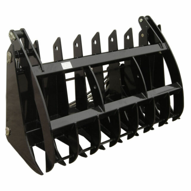 Titan Attachments Root Grapple Rake V2 60" Universal Skid Steer for ...