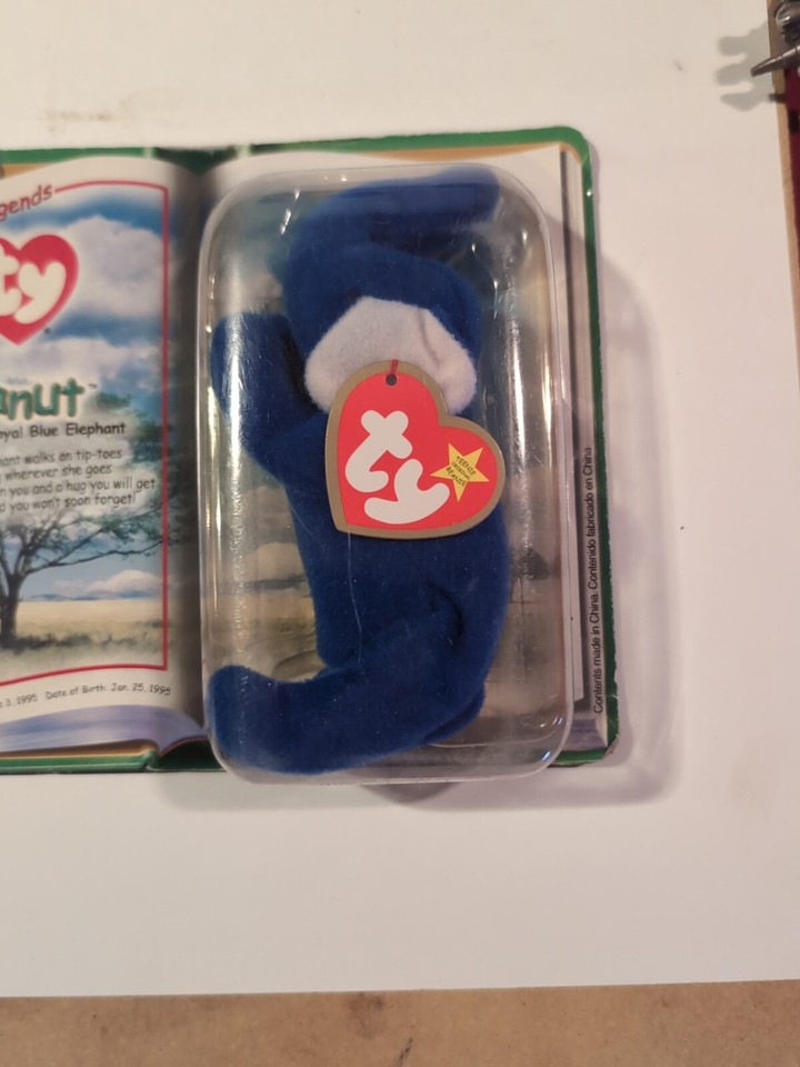 2000 TY Beanie Babies: McDonald's Legends- Peanut the Royal Blue ...