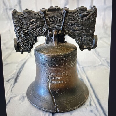 Vintage Antique Copper or Bronze Liberty Bell Replica Mini Bell | eBay