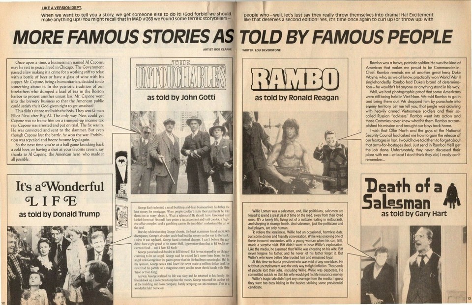 1988 (Dec.) Mad Magazine #283, Crocodile Dundee II, Rambo III ~ Good | eBay