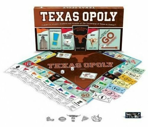 Texas Opoly Monopoly Game Longhorns University of Late for The Sky ...