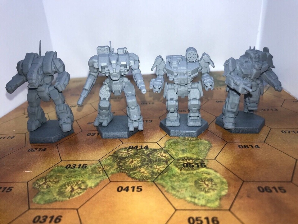 Battletech Miniatures - Cranston Snord's Irregulars (12x Minis + Bases ...