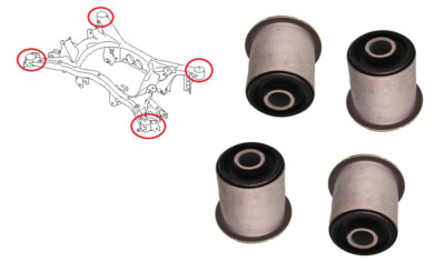 Rear Subframe Axle Suspension Bushes Bushings for Subaru Tribeca | eBay