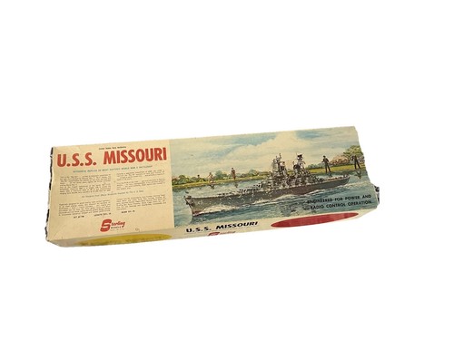 Vintage Sterling Models U.S. Navy Battleship U.S.S. Missouri Model Kit ...