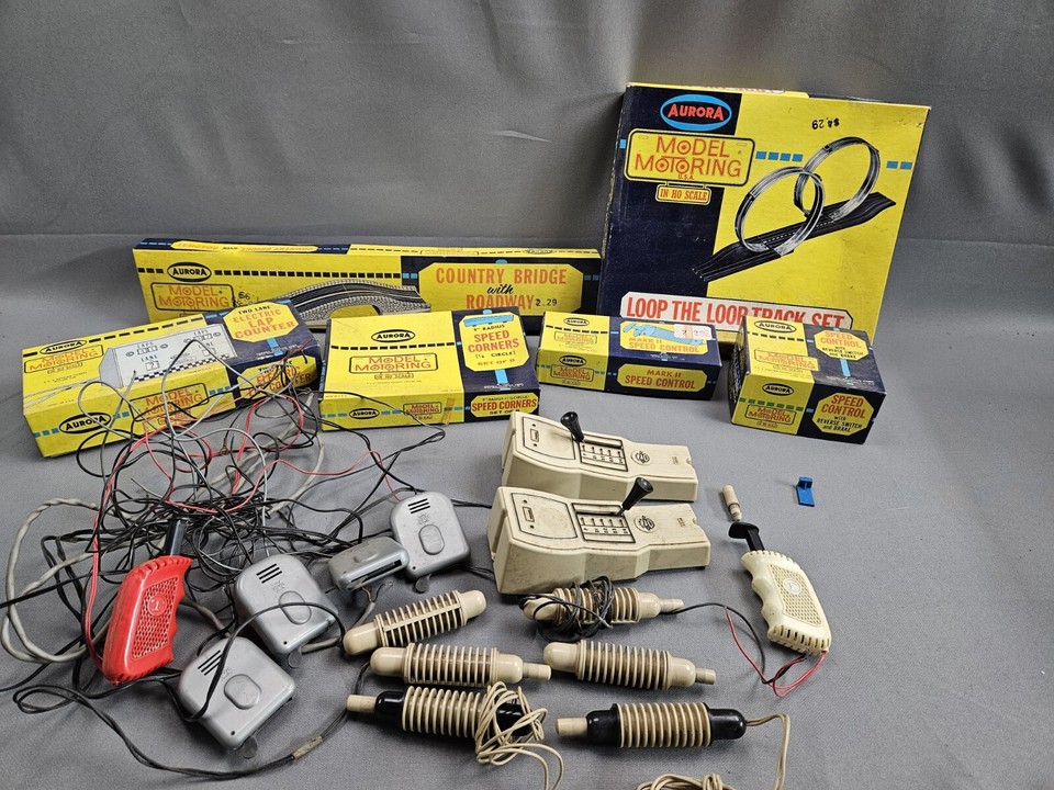 Aurora Model Motoring HO Scale Sets w/ Box And Extras (See Photos) | eBay